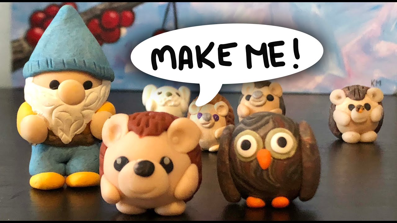 Art With Kendra: Polymer Clay Hedgehog Tutorial - YouTube