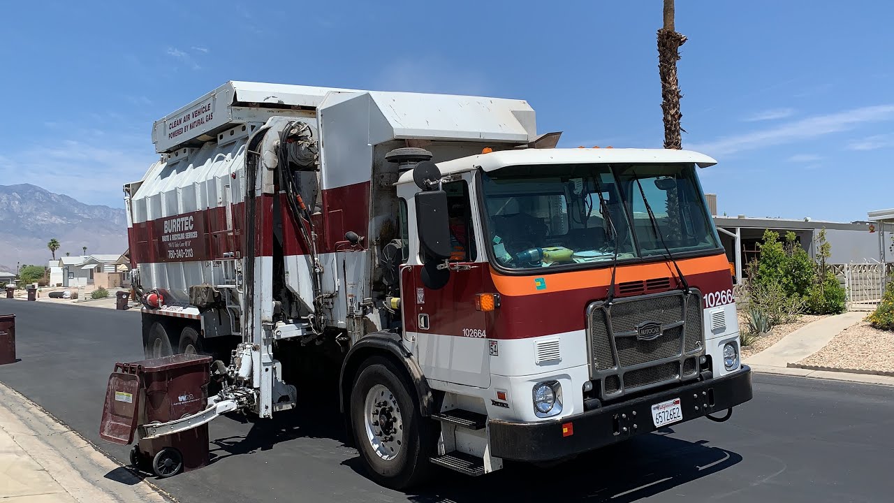 Burrtec Autocar ACX Amrep Octo ASL Garbage Truck - YouTube