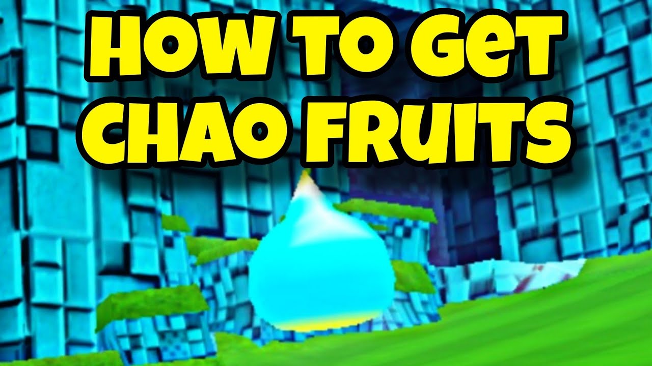 How to Get Chao Fruits in Sonic Speed Simulator | chao fruits - YouTube