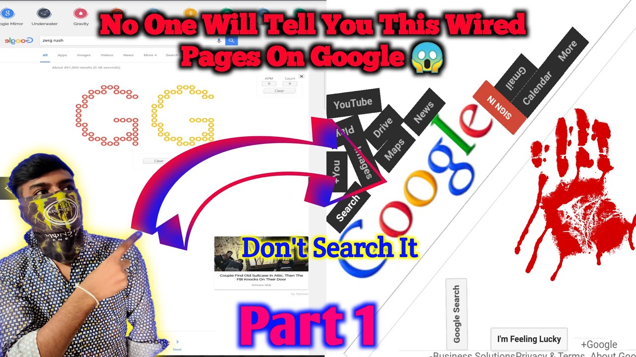 10 Unique Concept Pages You Will Find On Google Wired Pages On Google ...