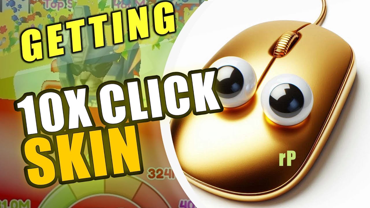 Race Clicker Getting 10X Clicking GOLD Skin | Roblox - YouTube