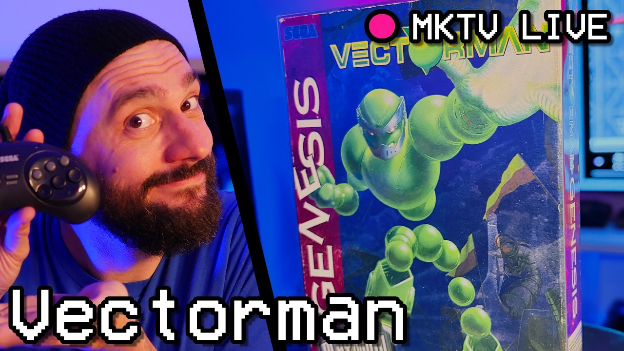 Vectorman on the Sega Genesis 🔴 MKTV Live Stream - YouTube
