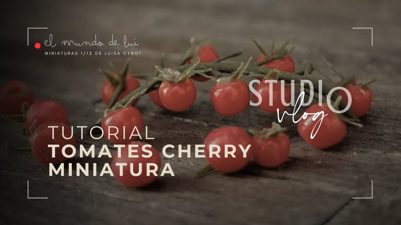 ♥ DIY Mini tomates cherry de porcelana fría a escala 1:12 por Luisa ...