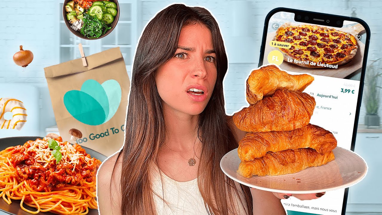 JE MANGE DES INVENDUS PENDANT 24H (Too Good To Go) - YouTube