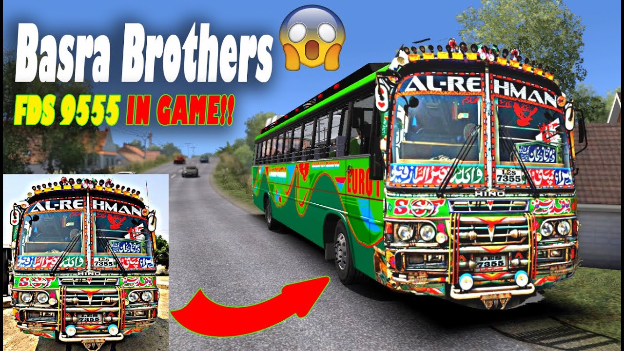 Basra Brother Bus FSD 9555 | Bus Race | Full Pakistani Look Game Video ...