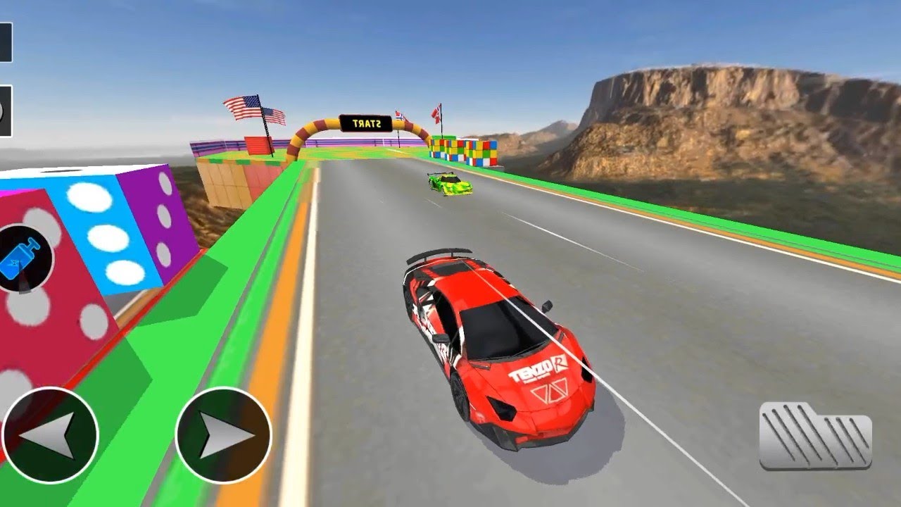 Mega Ramp Car Stunt Game|| Car Stunt Mega Ramp Android Gameplay - YouTube