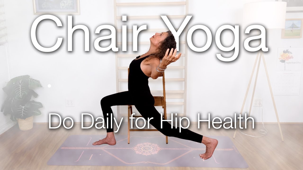 Chair Yoga Practice | Hip-Opening Yoga Flow - YouTube