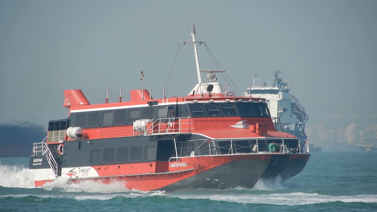 M/V SANTA MARIA 金星 (Boeing Jetfoil 929-100-005) - YouTube