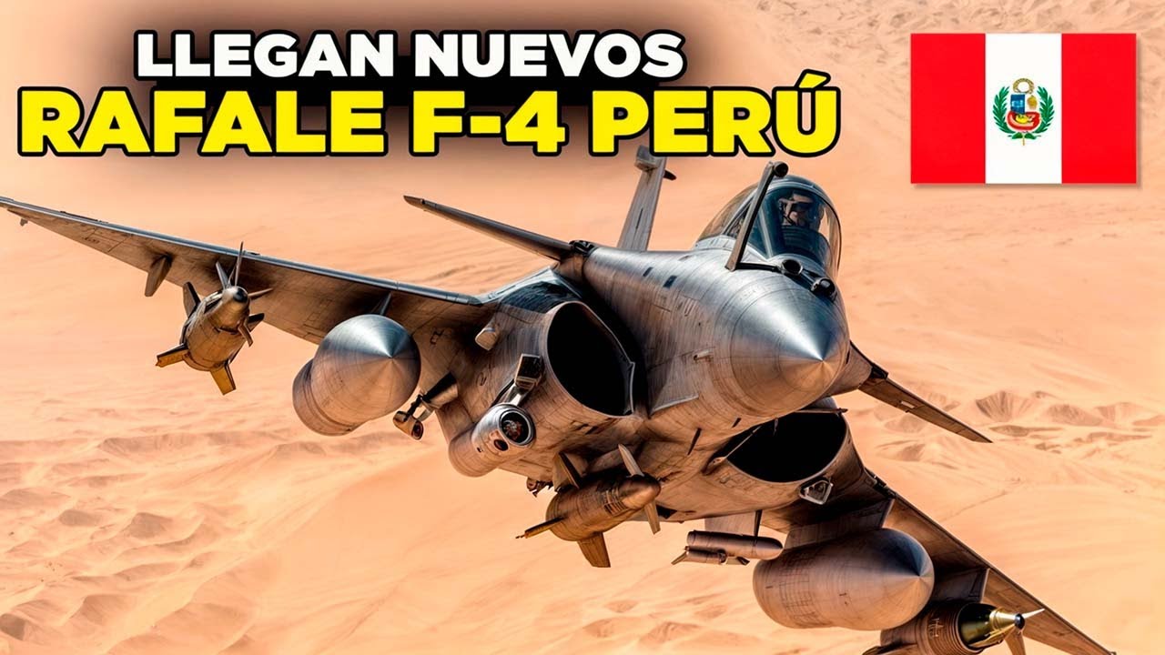 PERÚ RECIBE AHORA NUEVOS RAFALE F-4 QUE DOMINAN LA FUERZA AÉREA - YouTube