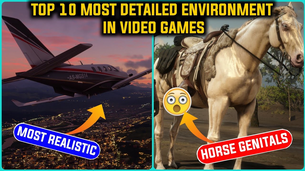 Top 10 Highly Detailed Environments in Video Games | Gamium - YouTube