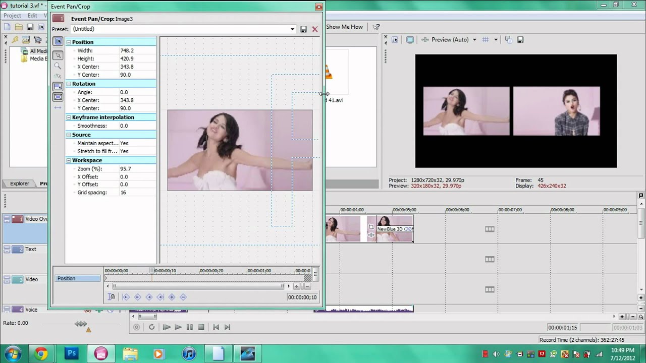 Sony Vegas Effect Tutorial #6 - YouTube