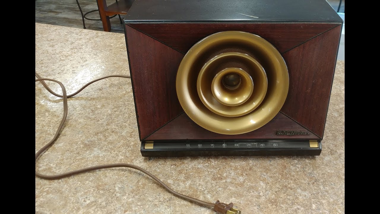 RCA Victor AM Radio Model 9-X-571 - YouTube