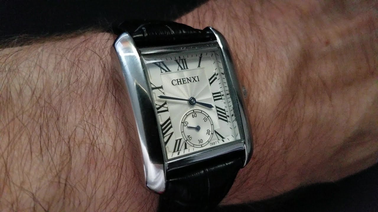 Chenxi CX-068 Cartier Tank MC clone watch