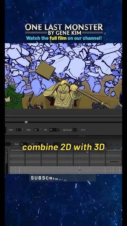 Mixing 2d and 3d animation to create possibilities #korean #korea # ...