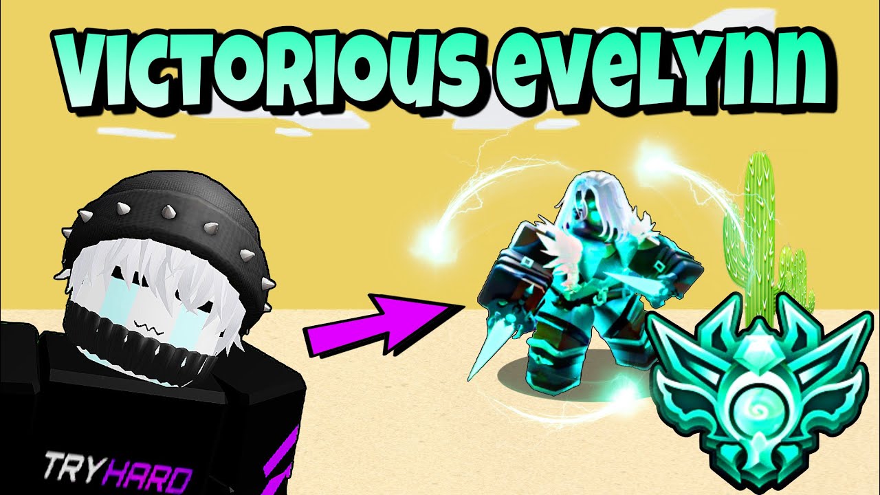 So I Used Victorious Platinum EVELYNN Kit Skin.. (Roblox Bedwars) - YouTube