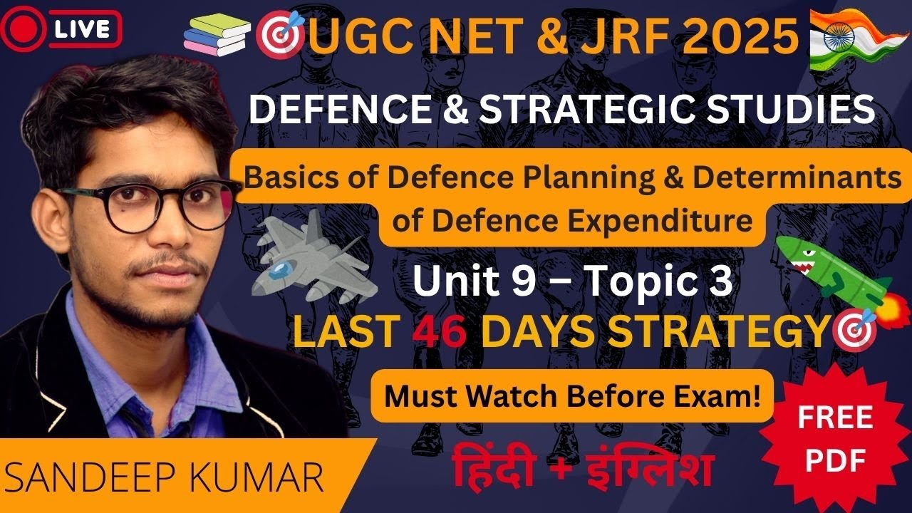 Defence Planning Basics & Defence Expenditure Determinants | UGC NET ...