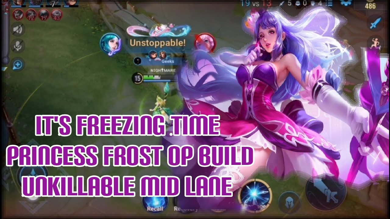 PRINCESS FROST UNKILLABLE MID LANE MAGE FREEZING TIME | OP BUILD ...