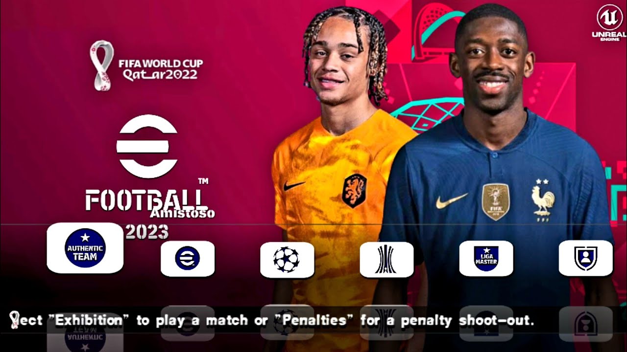 eFOOTBALL PES 2023 PPSSPPCAMERA PS5 ANDROID NEW KITS& LATEST TRANSFER+ ...