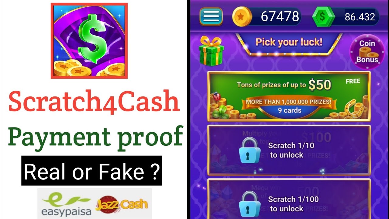 Scratch4Cash App Real or Fake// Scratch Cash App//Scratch4Cash App ...