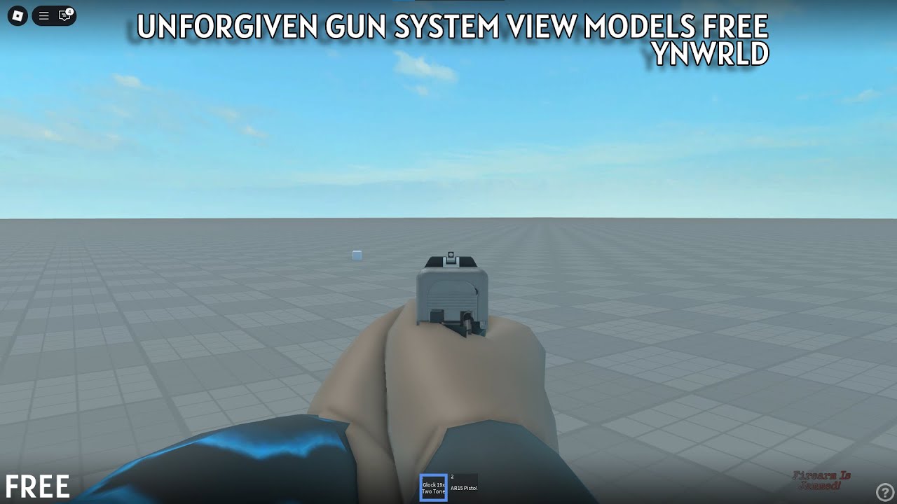[FREE] UNFORGIVEN GUN SYSTEM VIEW MODELS [ROBLOX] - YouTube
