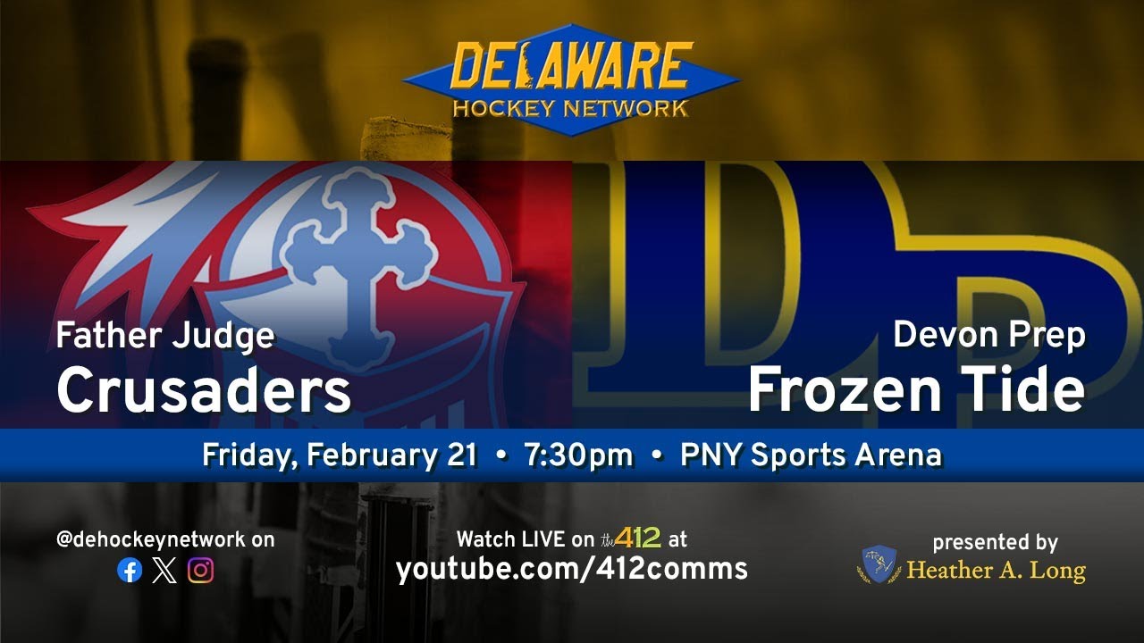 Devon Prep vs. Father Judge • Delaware Hockey Network - YouTube