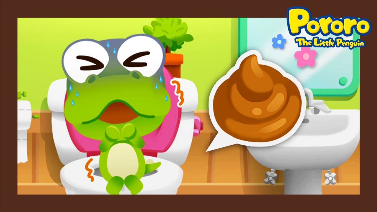 Crong's Potty Time | Healthy Habits for Kids | Kids Animation | Pororo ...