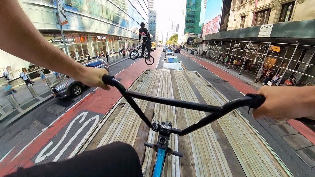 Full Speed BMX Riding in NYC 3 I insta360 X3 - YouTube