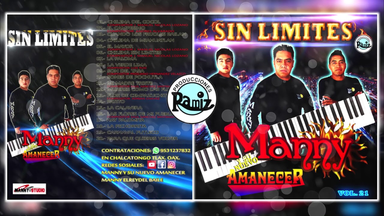 Manny Y Su Nuevo Amanecer | Sin Limites | Album Completo | Producciones ...