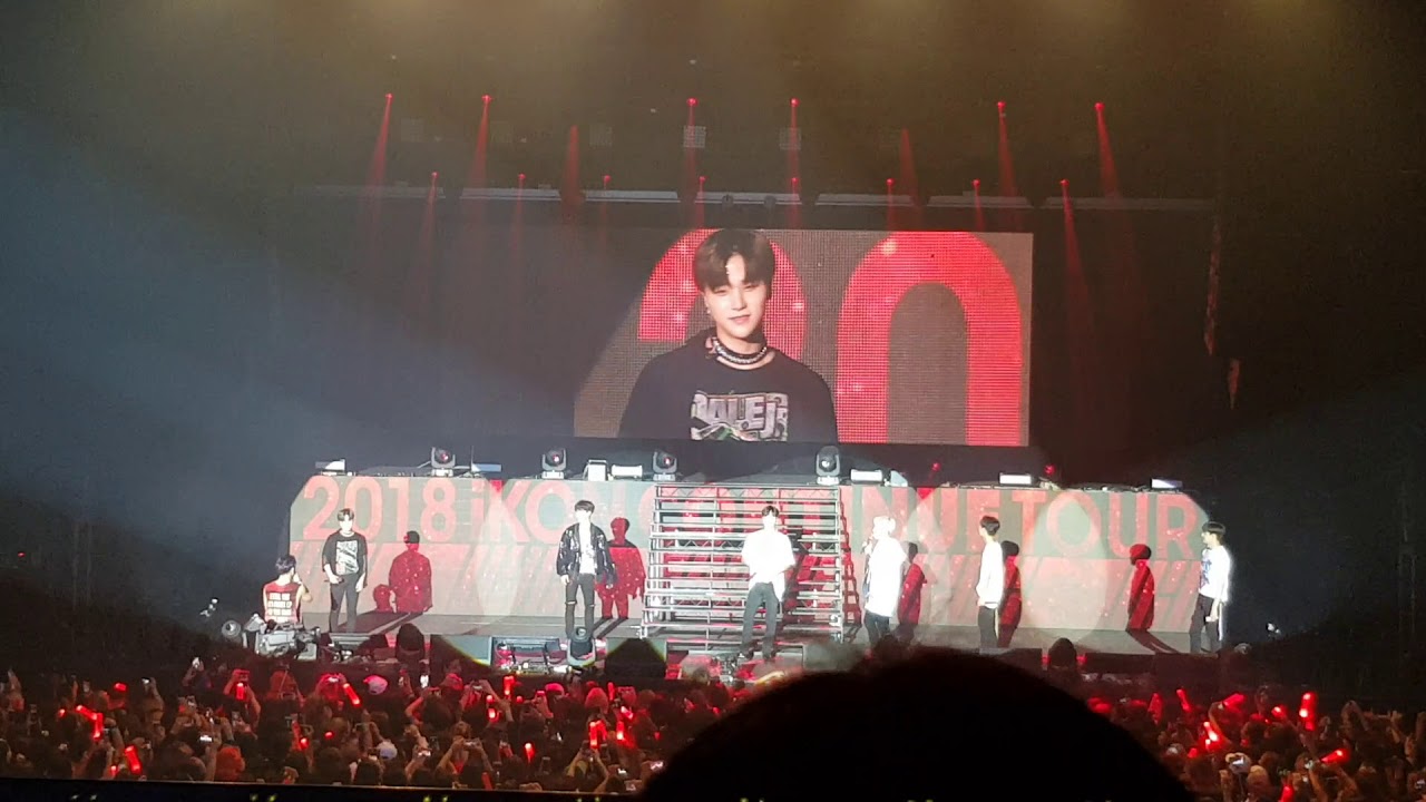 iKON Australia 2018 Continue Tour - Showing off muscles and abs (FanCam ...