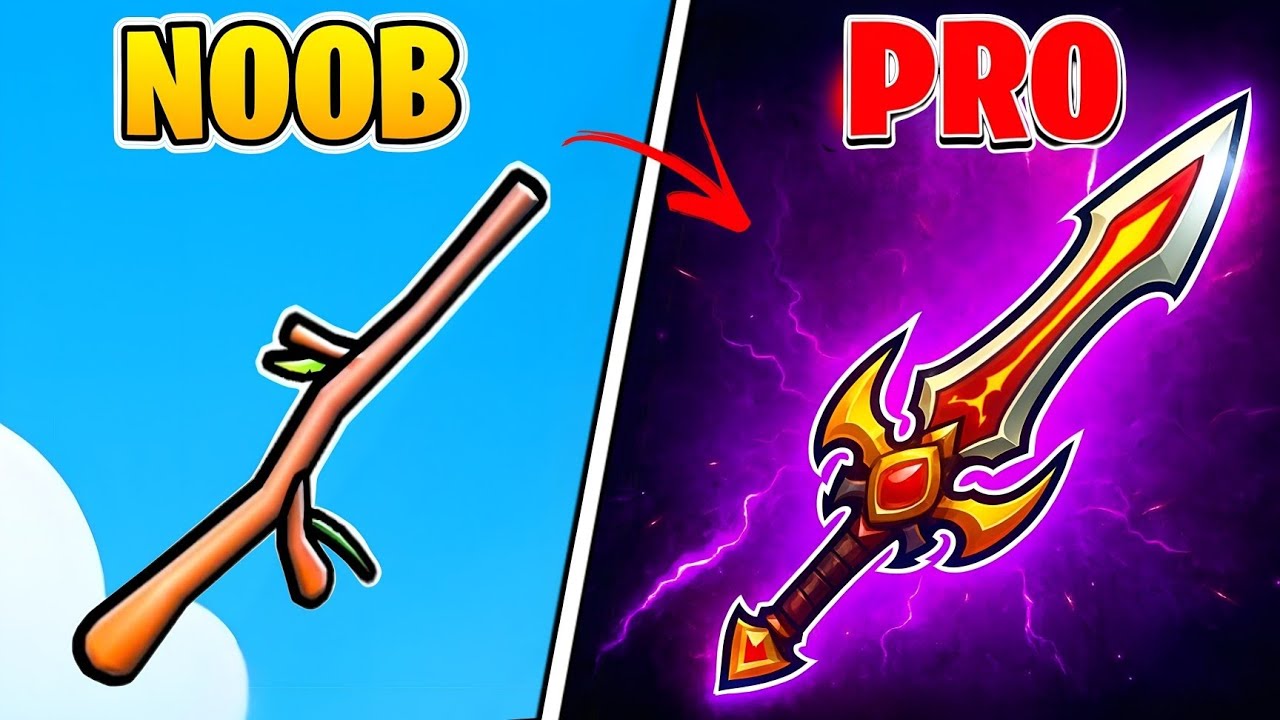 From Noob to Legendary Swordsman in Roblox! - YouTube