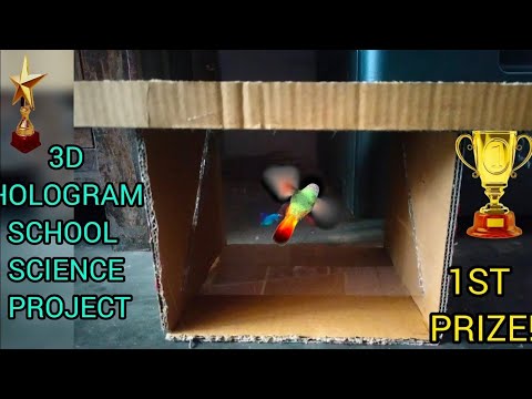 How To Make A 3D Hologram | Best Science Project Idea | #hologram # ...