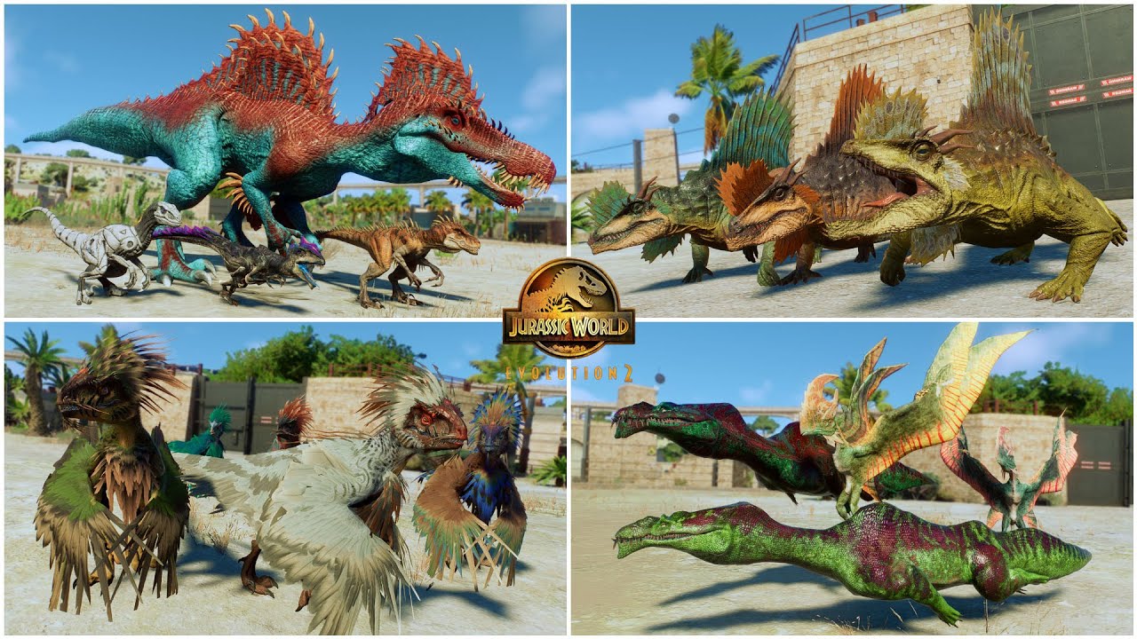 Alien Dinosaurs - All 15 New Modded Dinosaurs - Jurassic World ...