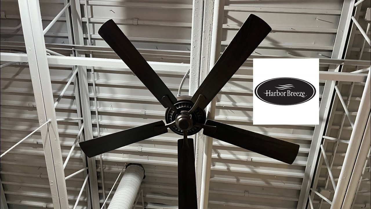 60” Bronze Harbor Breeze Cypress Point Ceiling Fans - YouTube