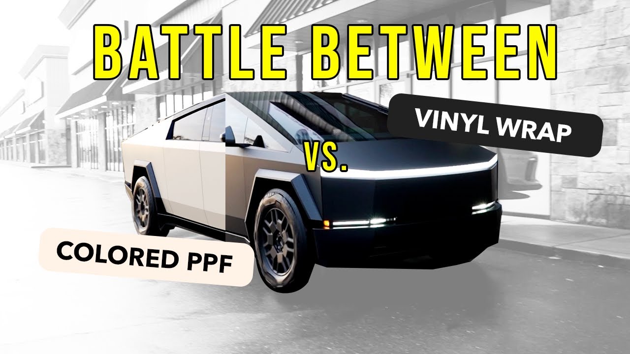 Colored PPF vs. Vinyl Wrap: Which is Best for Your Cybertruck? - YouTube