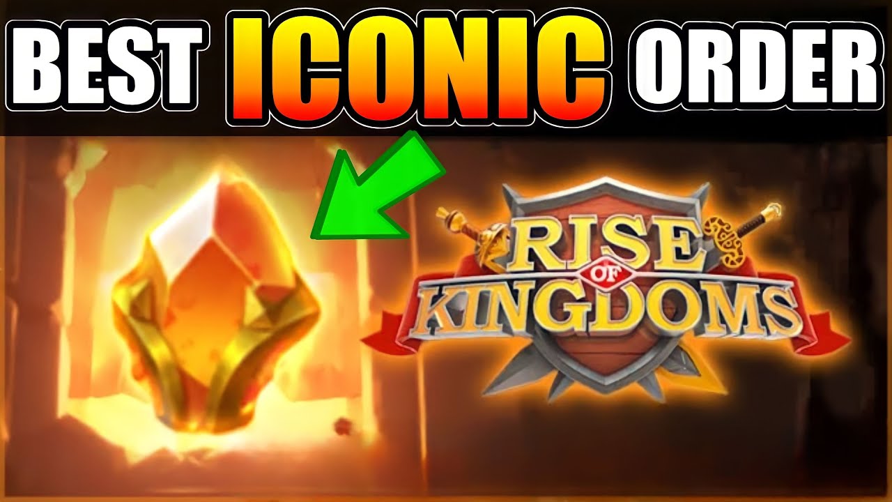 Fix Your Iconic Crystals NOW! Rise Of Kingdoms Most Optimal Iconic ...