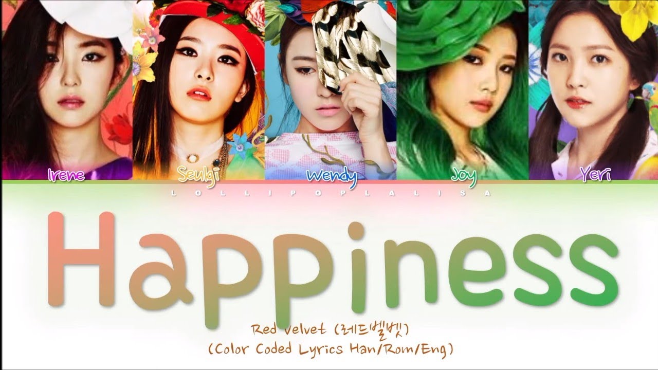 Red Velvet - "Happiness" [Color Coded Lyrics Eng/Rom/Han] Ot5 ver ...