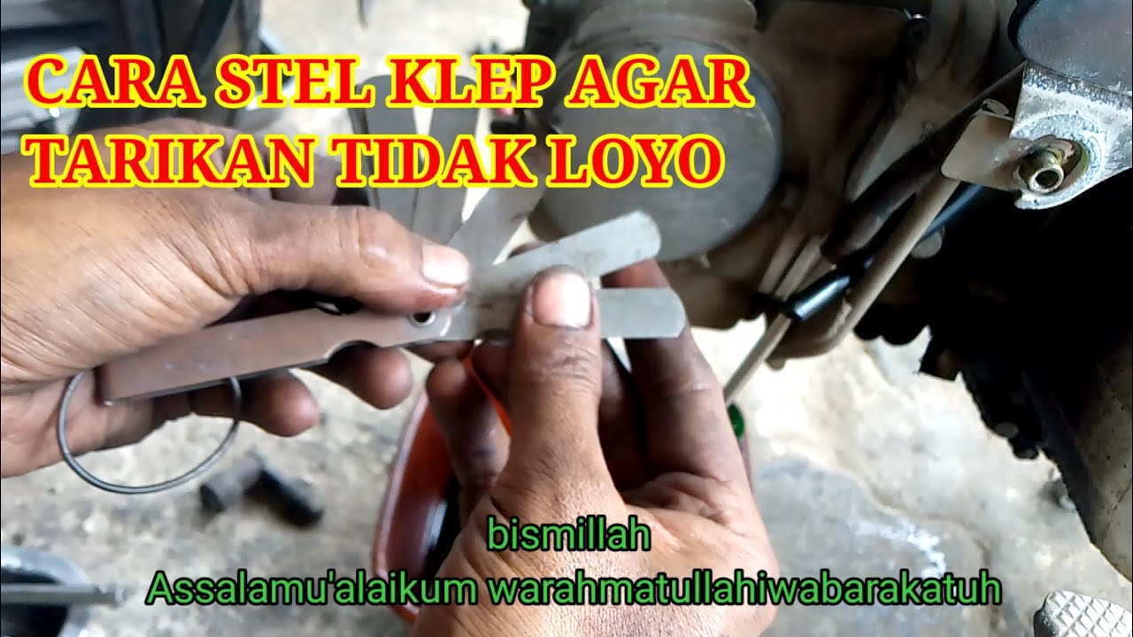 CARA STEL KLEP SUPRA FIT AGAR TARIKAN TIDAK LOYO - YouTube