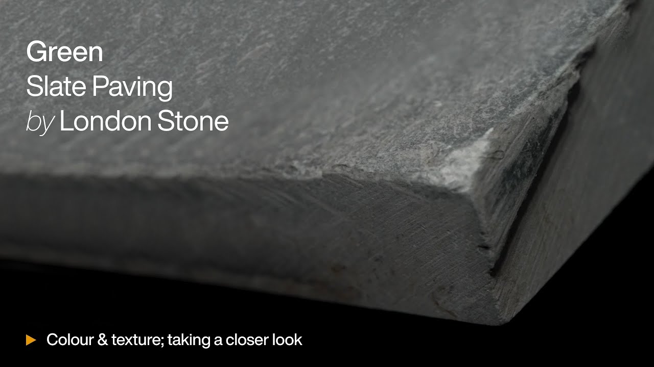 Green Slate - Surface Texture, Colour Variation, Wet & Dry, & Edge ...