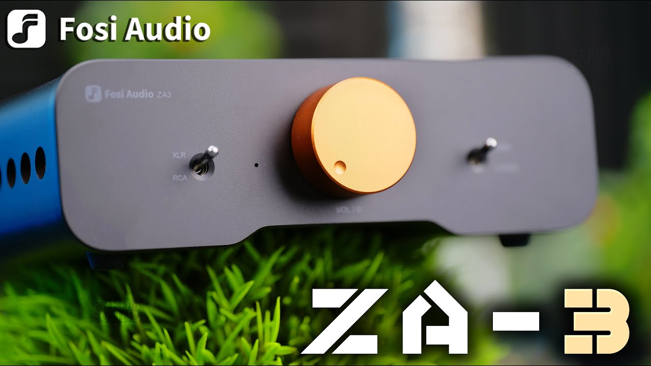 Fosi Audio ZA3 2ch Stereo Mono Amplifier - YouTube