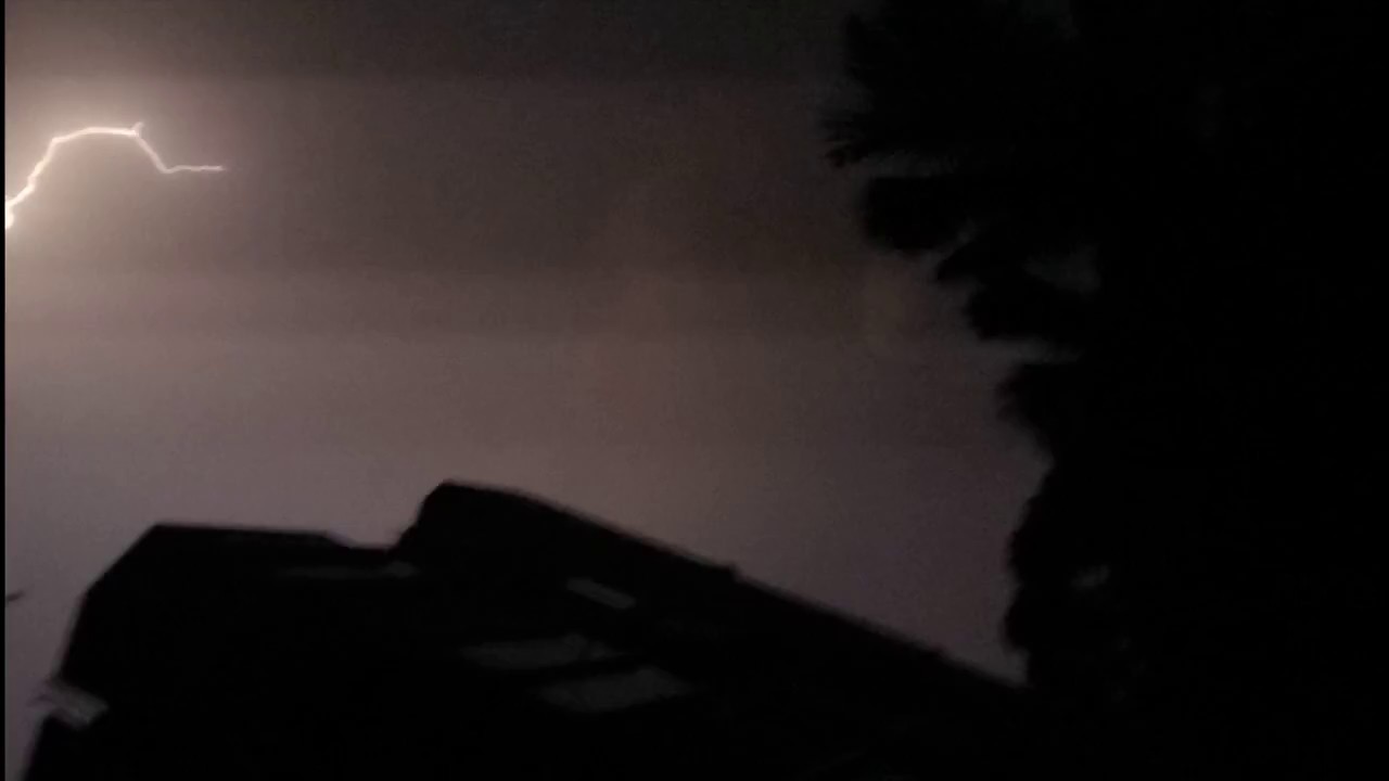 Creepy Thunder at night - YouTube