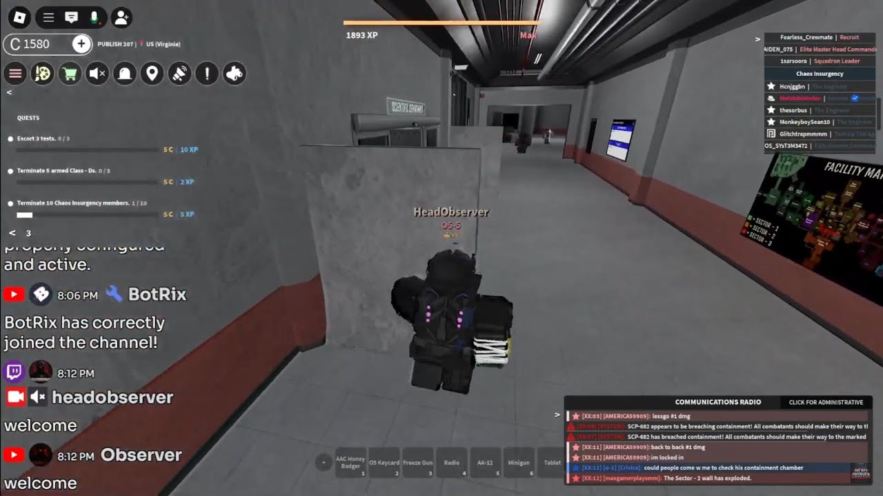 Playing Scp Roleplay I saw Metamethod & join my Discord server ...