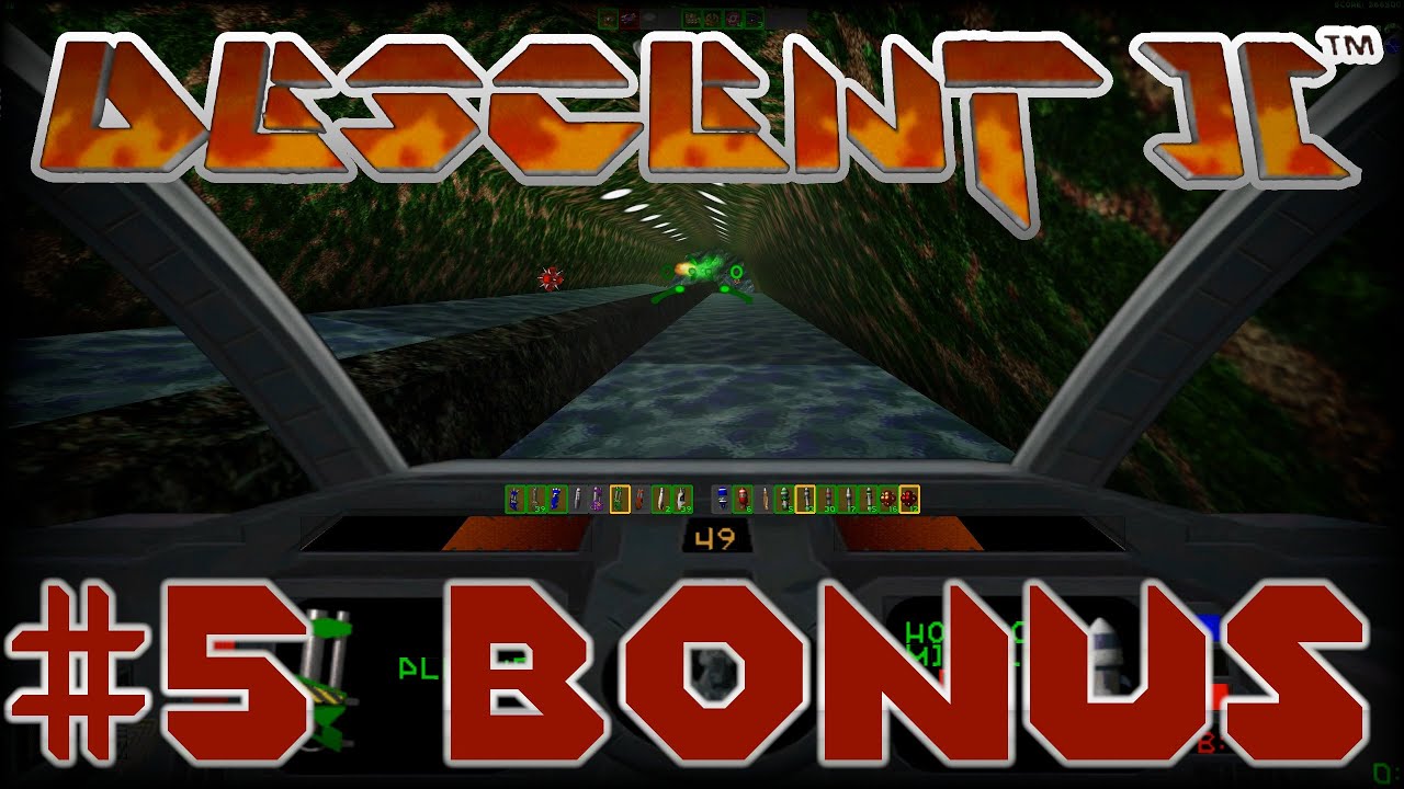 Descent 2 CS (D2X-XL) level 5 Bonus (Difficulty: Ace) - YouTube