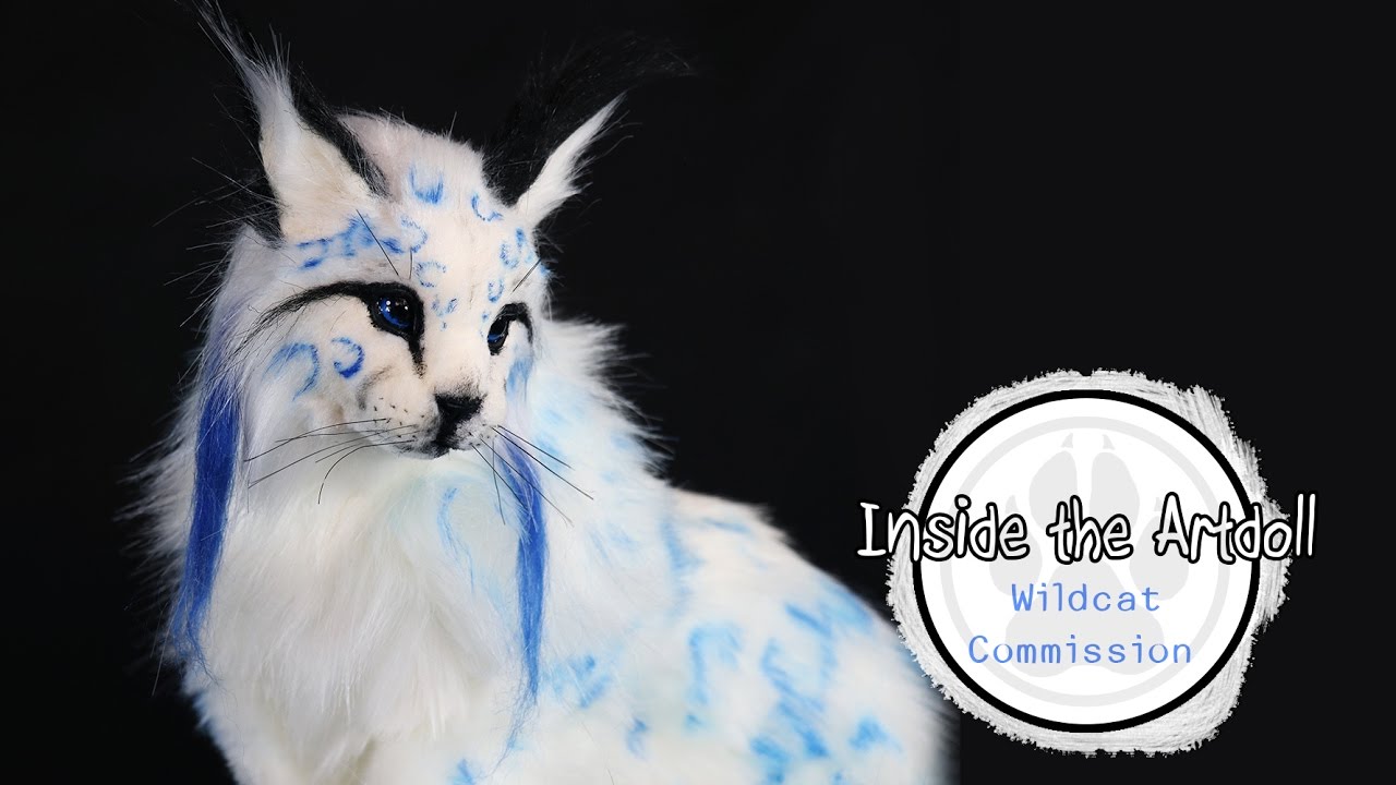 Alpine Cat Commission Artdoll part 1 - YouTube