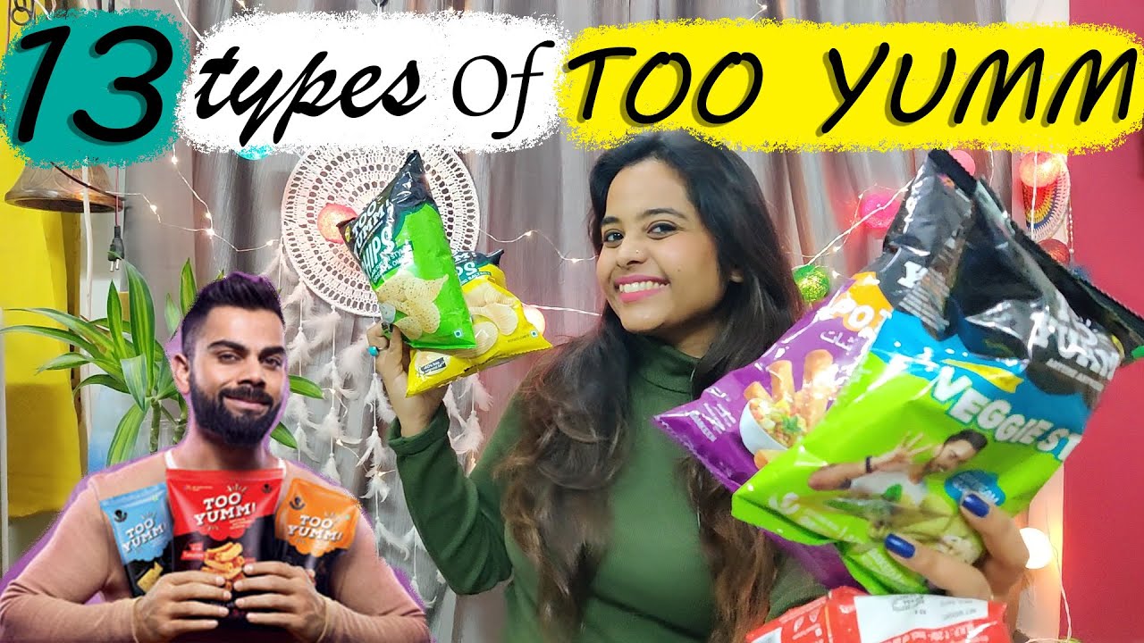 I tried all flavours of TOO YUMM | 13 TOO YUMM variety | Virat Kohli ...