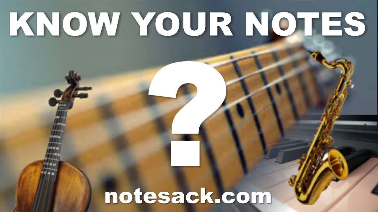 Know the notes on your instrument instantly. - YouTube