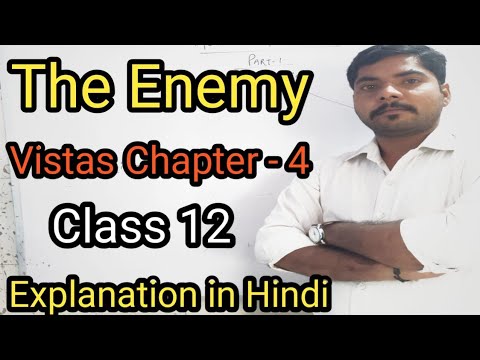 The Enemy I Class 12th English I Vistas Chapter 4 The Enemy I the enemy ...