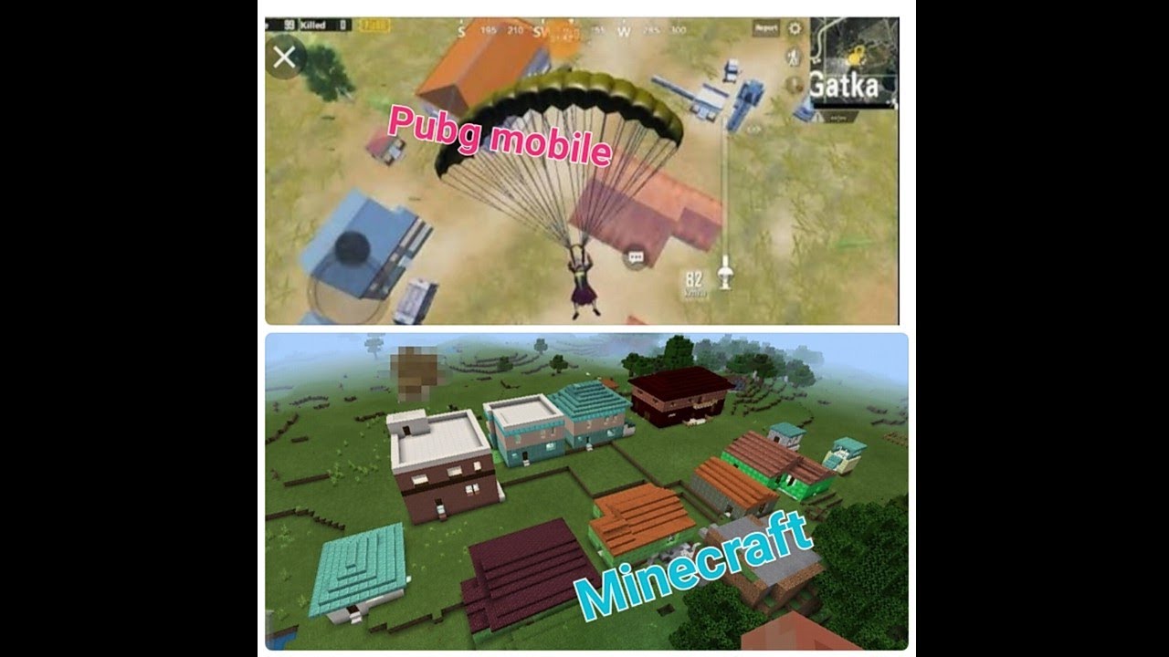 Pubg mobile Gatka in minecraft full upload | by - Spyboy - YouTube
