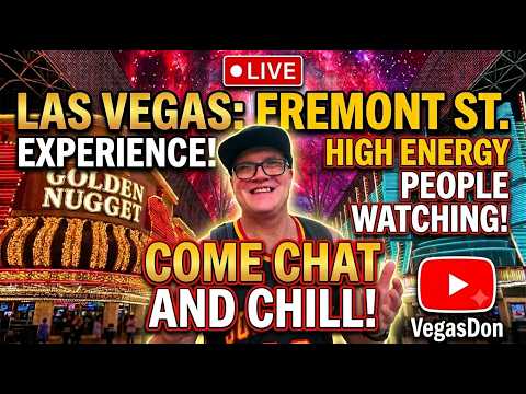 🔴 LIVE from Fremont Street Las Vegas ⚠️ Vegas Nightlife Livestream – Downtown Street Party
