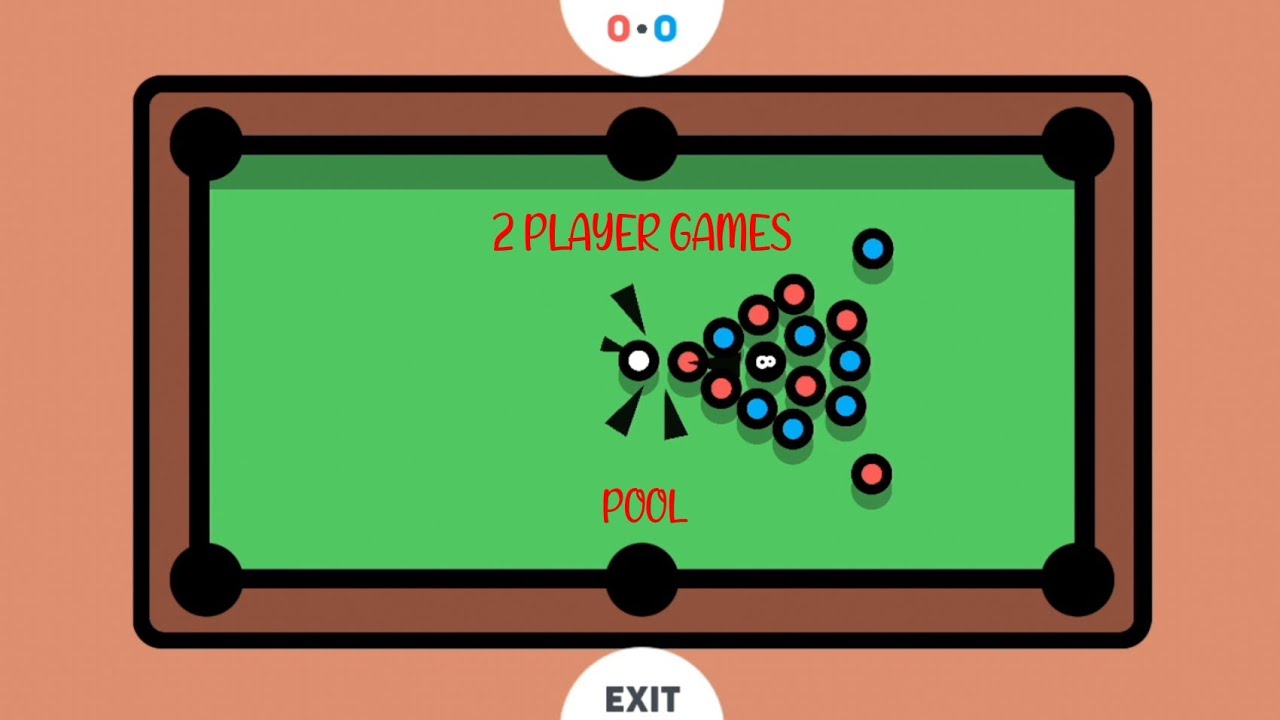 2 PLAYER GAMES POOL #4 - YouTube