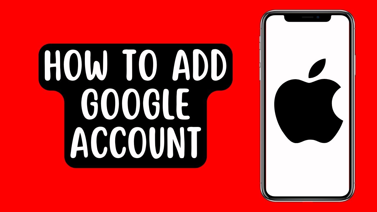 How to Add a Google Account to Your iPhone - YouTube